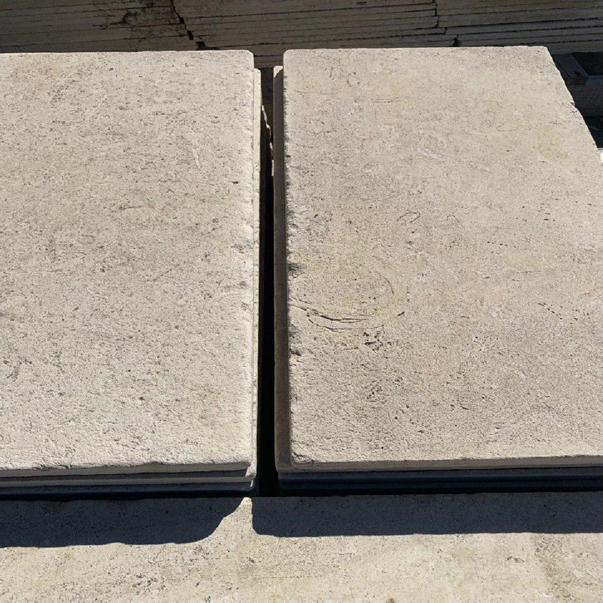 Ivory Limestone Honed Bullnose Long Edge Paver - Econaturetile onlineshop