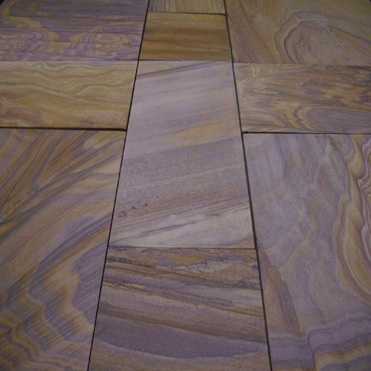 Rainbow Sandstone Honed Bullnose Long Edge Paver - Econaturetile onlineshop