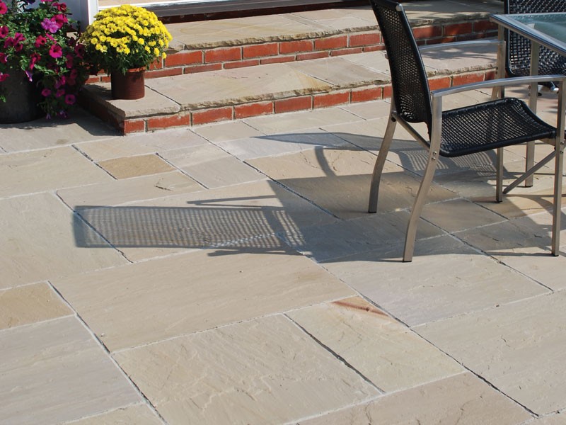 Yellow Himalayan Sandstone Natural Split Paver - Econaturetile onlineshop